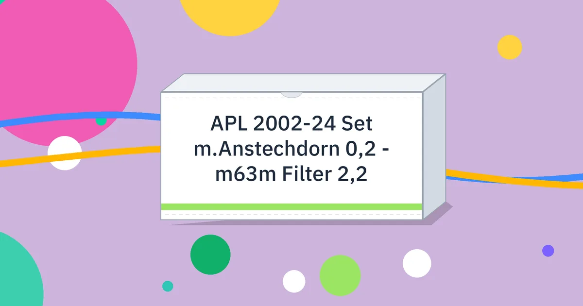 Symbolbild: Packung mit der Aufschrift APL 2002-24 Set m.Anstechdorn 0,2 -m63m Filter 2,2 (PZN 02837222) – Verfügbarkeit und Bezug in Apotheken in Frankfurt am Main
