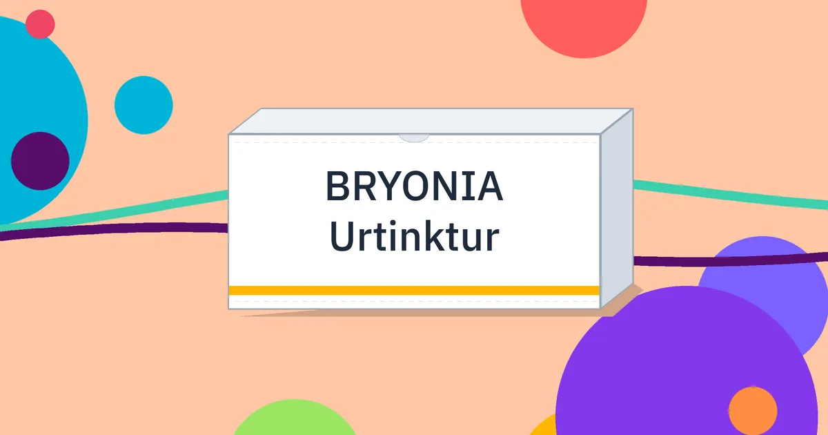 Symbolbild: Packung mit der Aufschrift BRYONIA Urtinktur (PZN 02401269) – Verfügbarkeit und Bezug in Apotheken in Frankfurt am Main