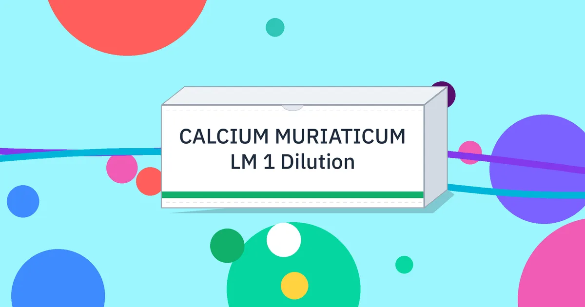 Symbolbild: Packung mit der Aufschrift CALCIUM MURIATICUM LM 1 Dilution (PZN 13409156) – Verfügbarkeit und Bezug in Apotheken in Frankfurt am Main