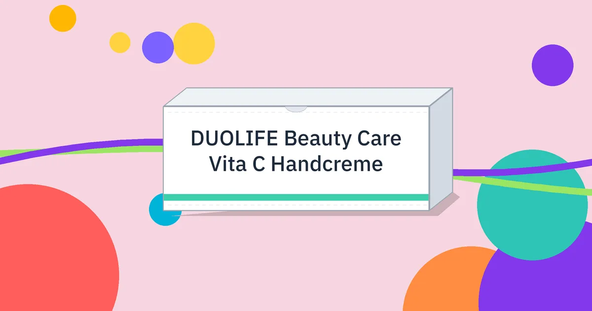 Symbolbild: Packung mit der Aufschrift DUOLIFE Beauty Care Vita C Handcreme (PZN 16683627) – Verfügbarkeit und Bezug in Apotheken in Frankfurt am Main