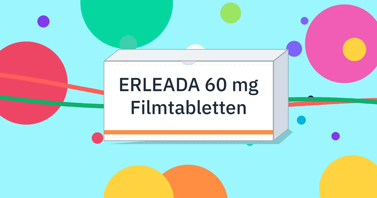 Symbolbild: Packung mit der Aufschrift ERLEADA 60 mg Filmtabletten (PZN 19201190) – Verfügbarkeit und Bezug in Apotheken in Frankfurt am Main