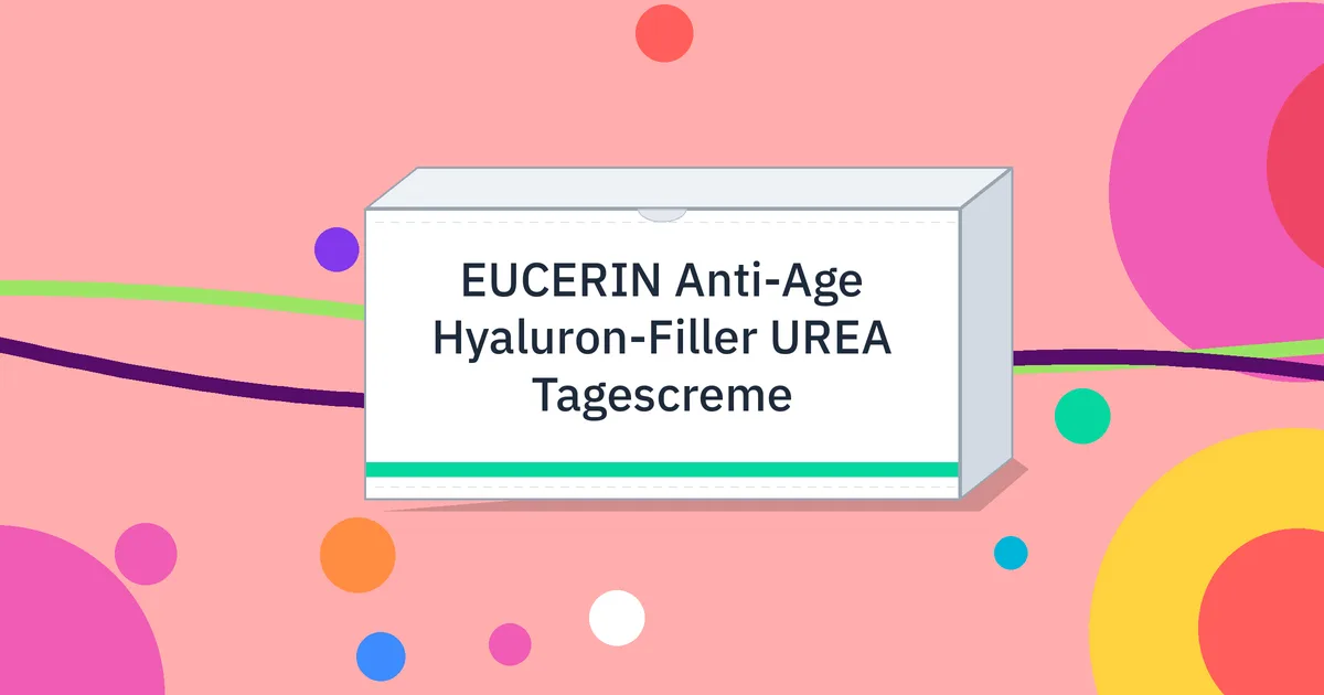 Symbolbild: Packung mit der Aufschrift EUCERIN Anti-Age Hyaluron-Filler UREA Tagescreme (PZN 14215997) – Verfügbarkeit und Bezug in Apotheken in Frankfurt am Main