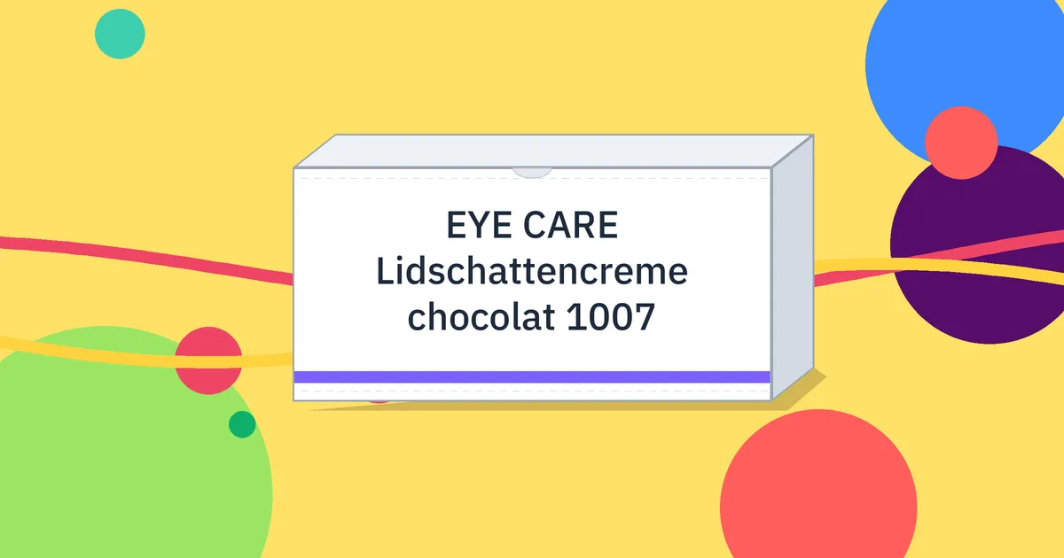 Symbolbild: Packung mit der Aufschrift EYE CARE Lidschattencreme chocolat 1007 (PZN 20582501) – Verfügbarkeit und Bezug in Apotheken in Frankfurt am Main