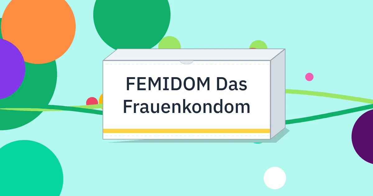 Symbolbild: Packung mit der Aufschrift FEMIDOM Das Frauenkondom (PZN 16575197) – Verfügbarkeit und Bezug in Apotheken in Frankfurt am Main