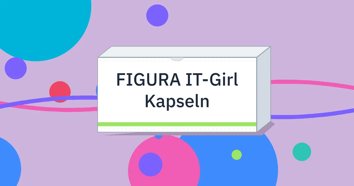 Symbolbild: Packung mit der Aufschrift FIGURA IT-Girl Kapseln (PZN 10118180) – Verfügbarkeit und Bezug in Apotheken in Frankfurt am Main