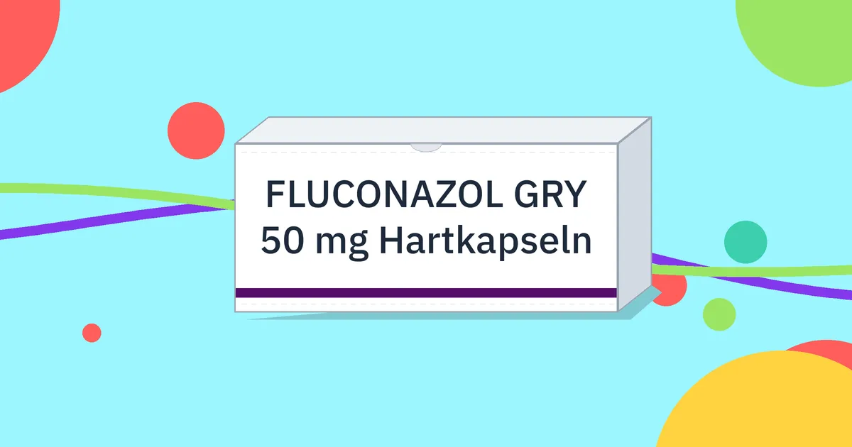 Symbolbild: Packung mit der Aufschrift FLUCONAZOL GRY 50 mg Hartkapseln (PZN 02810476) – Verfügbarkeit und Bezug in Apotheken in Frankfurt am Main