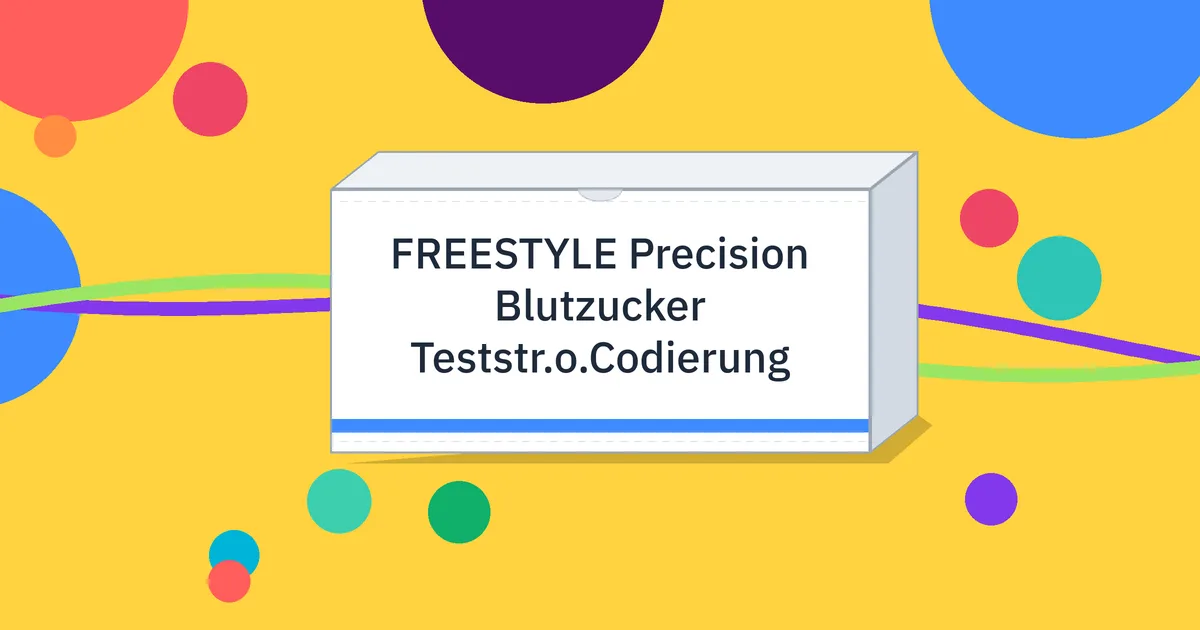 Symbolbild: Packung mit der Aufschrift FREESTYLE Precision Blutzucker Teststr.o.Codierung (PZN 09605101) – Verfügbarkeit und Bezug in Apotheken in Frankfurt am Main