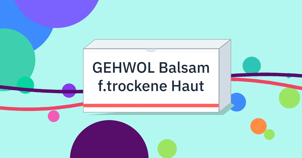 Symbolbild: Packung mit der Aufschrift GEHWOL Balsam f.trockene Haut (PZN 02516251) – Verfügbarkeit und Bezug in Apotheken in Frankfurt am Main