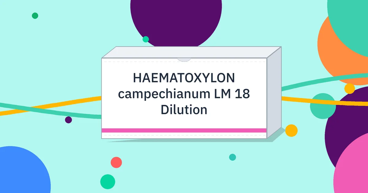Symbolbild: Packung mit der Aufschrift HAEMATOXYLON campechianum LM 18 Dilution (PZN 13549377) – Verfügbarkeit und Bezug in Apotheken in Frankfurt am Main