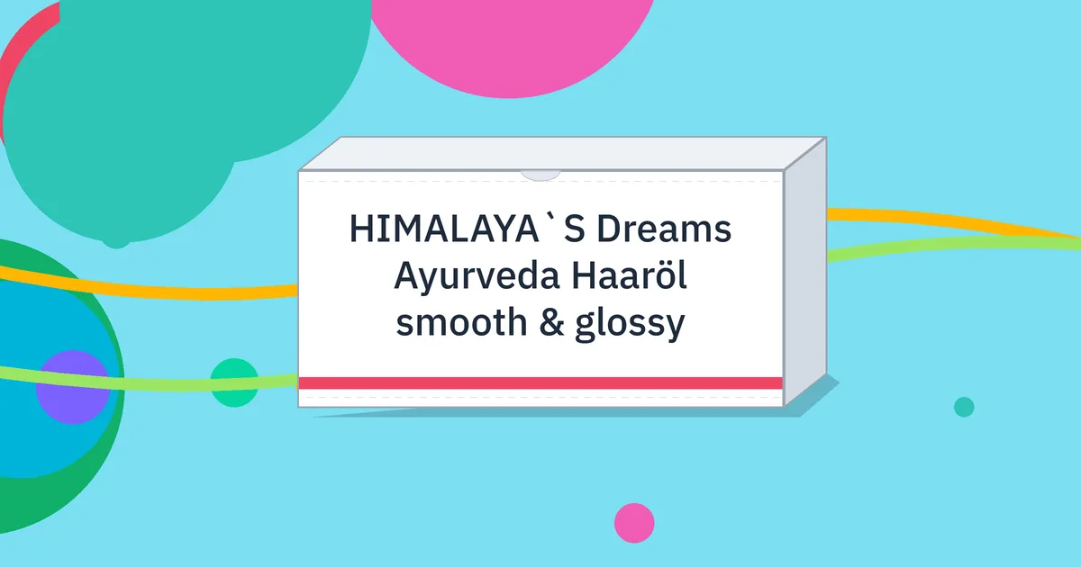 Symbolbild: Packung mit der Aufschrift HIMALAYA`S Dreams Ayurveda Haaröl smooth & glossy (PZN 18204424) – Verfügbarkeit und Bezug in Apotheken in Frankfurt am Main