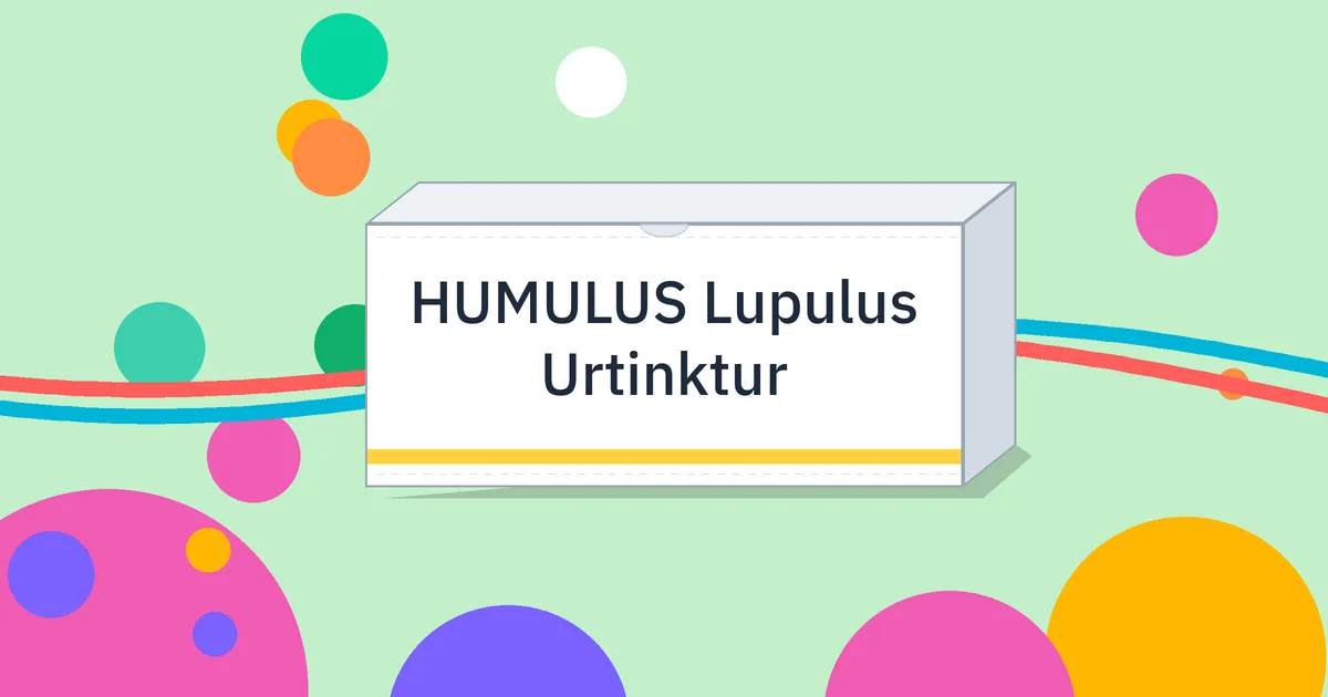 Symbolbild: Packung mit der Aufschrift HUMULUS Lupulus Urtinktur (PZN 07091862) – Verfügbarkeit und Bezug in Apotheken in Frankfurt am Main