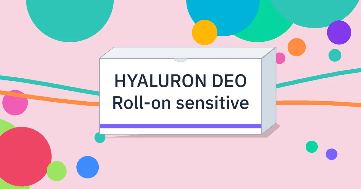 Symbolbild: Packung mit der Aufschrift HYALURON DEO Roll-on sensitive (PZN 15577165) – Verfügbarkeit und Bezug in Apotheken in Frankfurt am Main