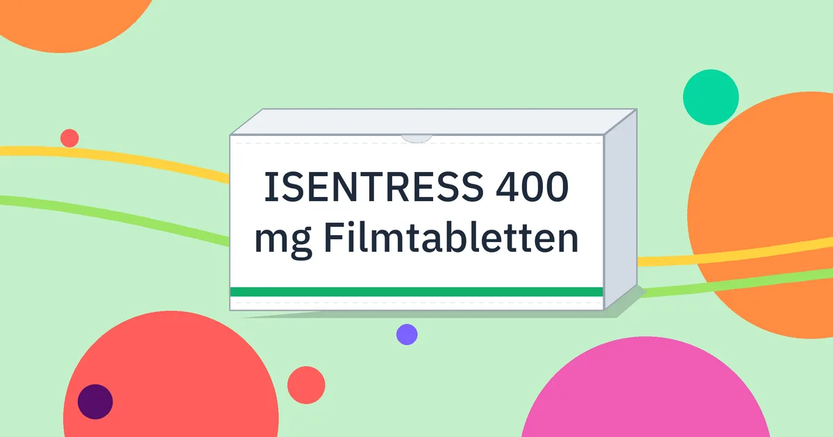 Symbolbild: Packung mit der Aufschrift ISENTRESS 400 mg Filmtabletten (PZN 15226218) – Verfügbarkeit und Bezug in Apotheken in Frankfurt am Main