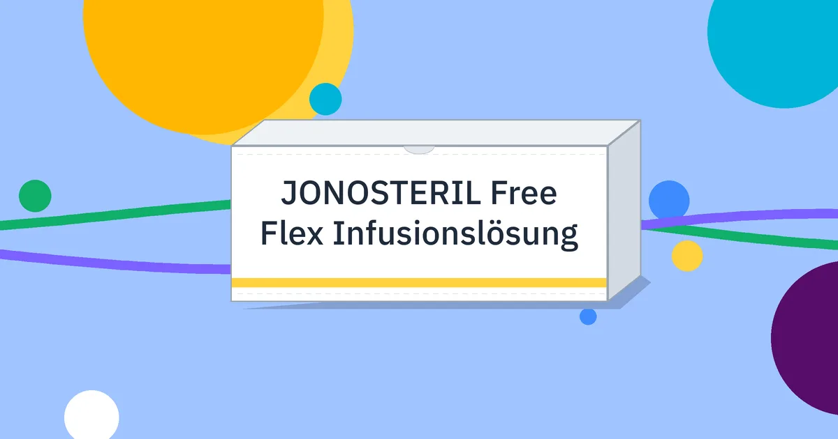 Symbolbild: Packung mit der Aufschrift JONOSTERIL Free Flex Infusionslösung (PZN 00412211) – Verfügbarkeit und Bezug in Apotheken in Frankfurt am Main