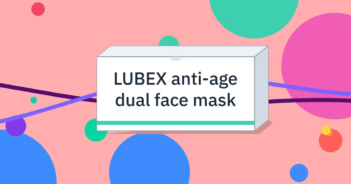 Symbolbild: Packung mit der Aufschrift LUBEX anti-age dual face mask (PZN 18197405) – Verfügbarkeit und Bezug in Apotheken in Frankfurt am Main