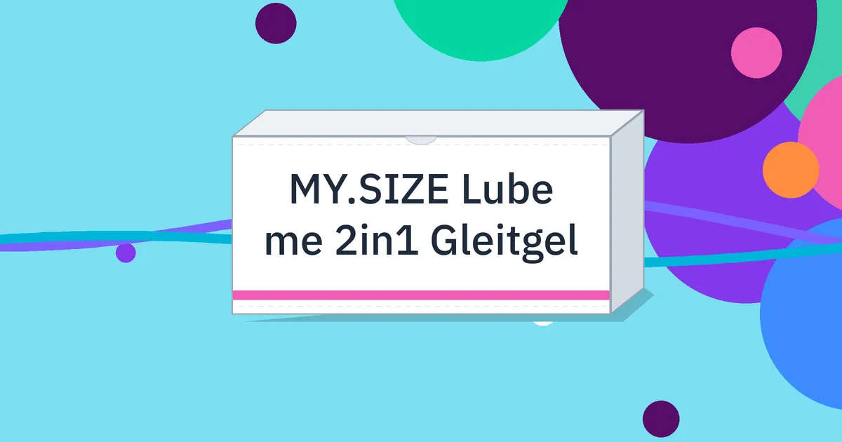 Symbolbild: Packung mit der Aufschrift MY.SIZE Lube me 2in1 Gleitgel (PZN 18059962) – Verfügbarkeit und Bezug in Apotheken in Frankfurt am Main