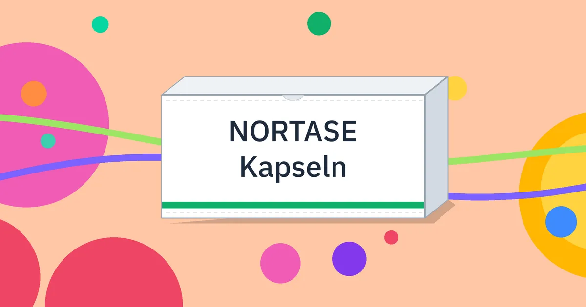 Symbolbild: Packung mit der Aufschrift NORTASE Kapseln (PZN 01953699) – Verfügbarkeit und Bezug in Apotheken in Frankfurt am Main