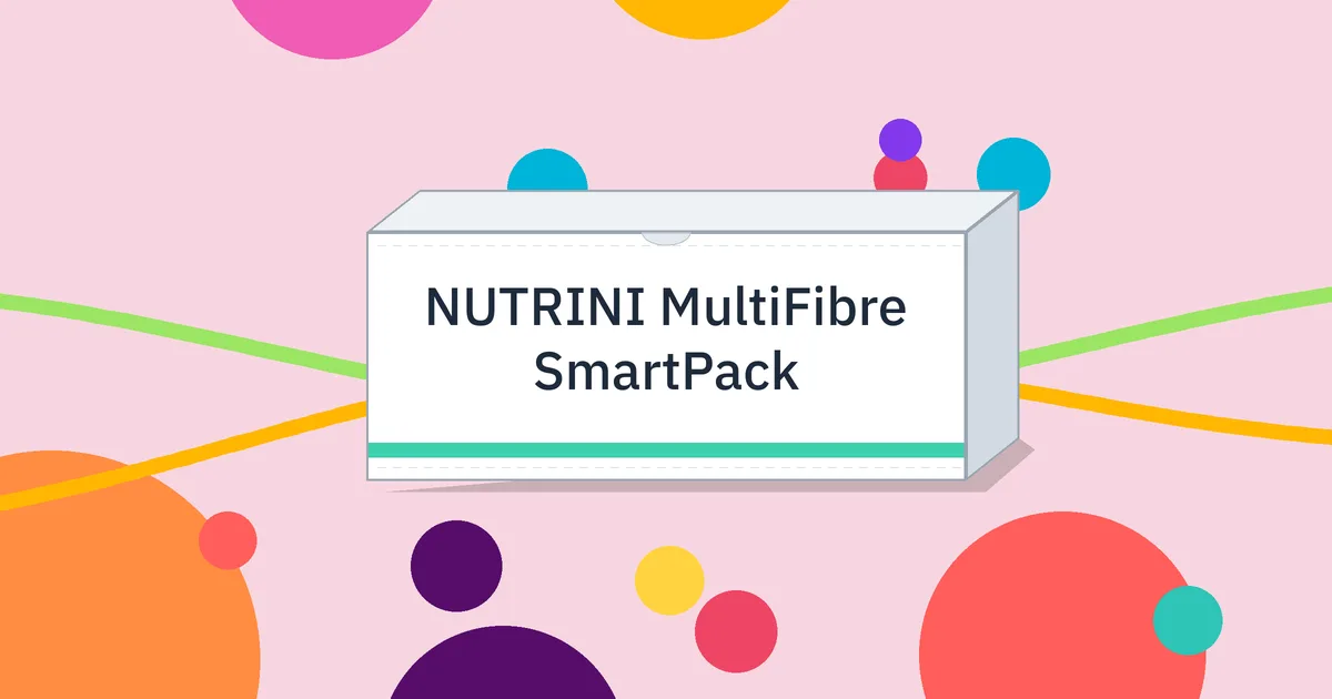 Symbolbild: Packung mit der Aufschrift NUTRINI MultiFibre SmartPack (PZN 14133029) – Verfügbarkeit und Bezug in Apotheken in Frankfurt am Main