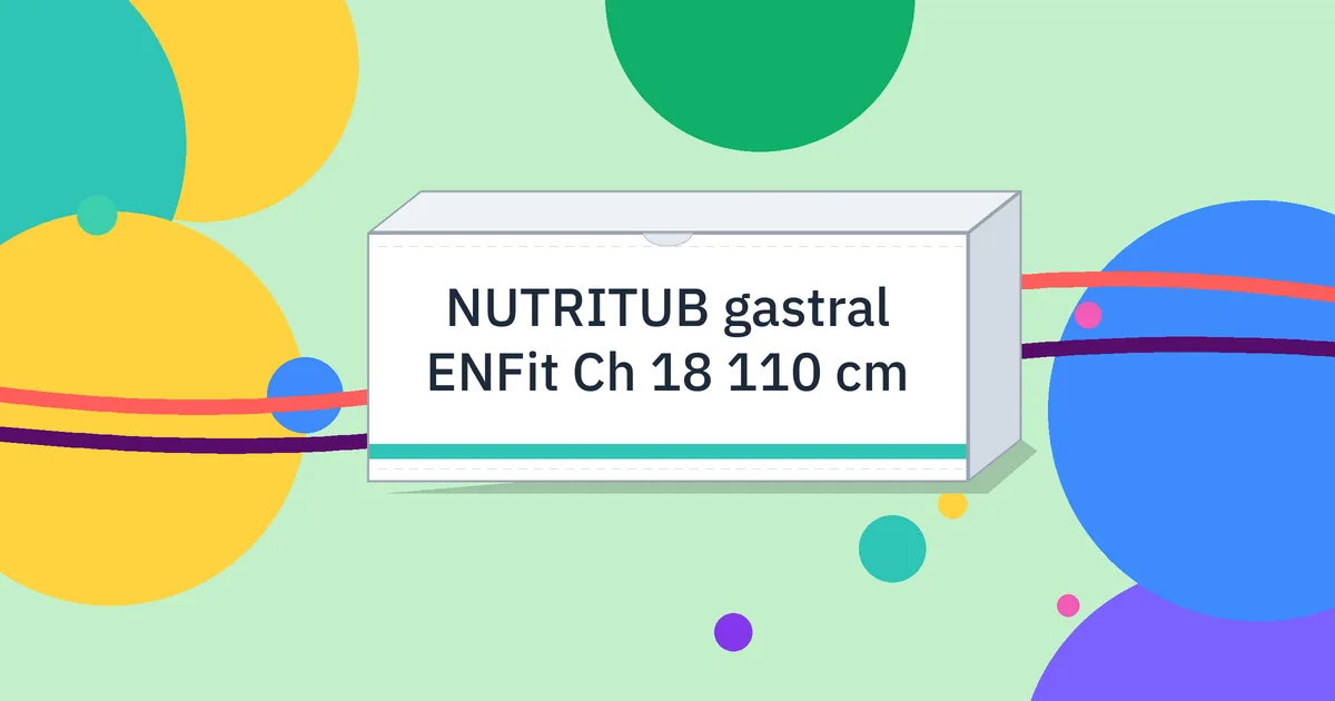 Symbolbild: Packung mit der Aufschrift NUTRITUB gastral ENFit Ch 18 110 cm (PZN 19098556) – Verfügbarkeit und Bezug in Apotheken in Frankfurt am Main