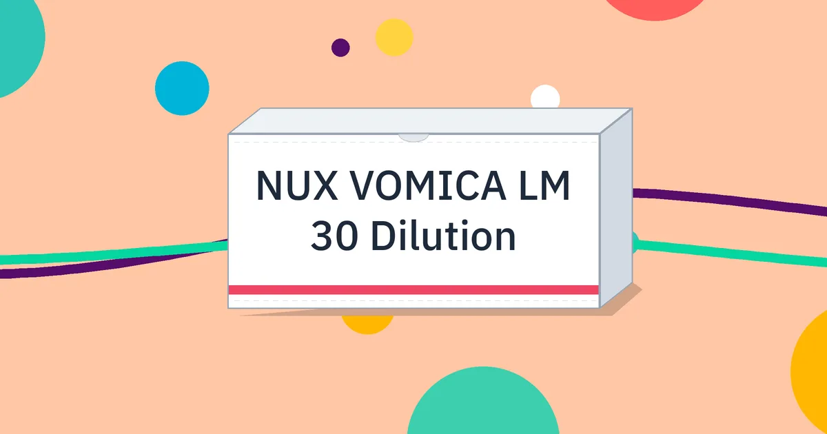Symbolbild: Packung mit der Aufschrift NUX VOMICA LM 30 Dilution (PZN 02603168) – Verfügbarkeit und Bezug in Apotheken in Frankfurt am Main