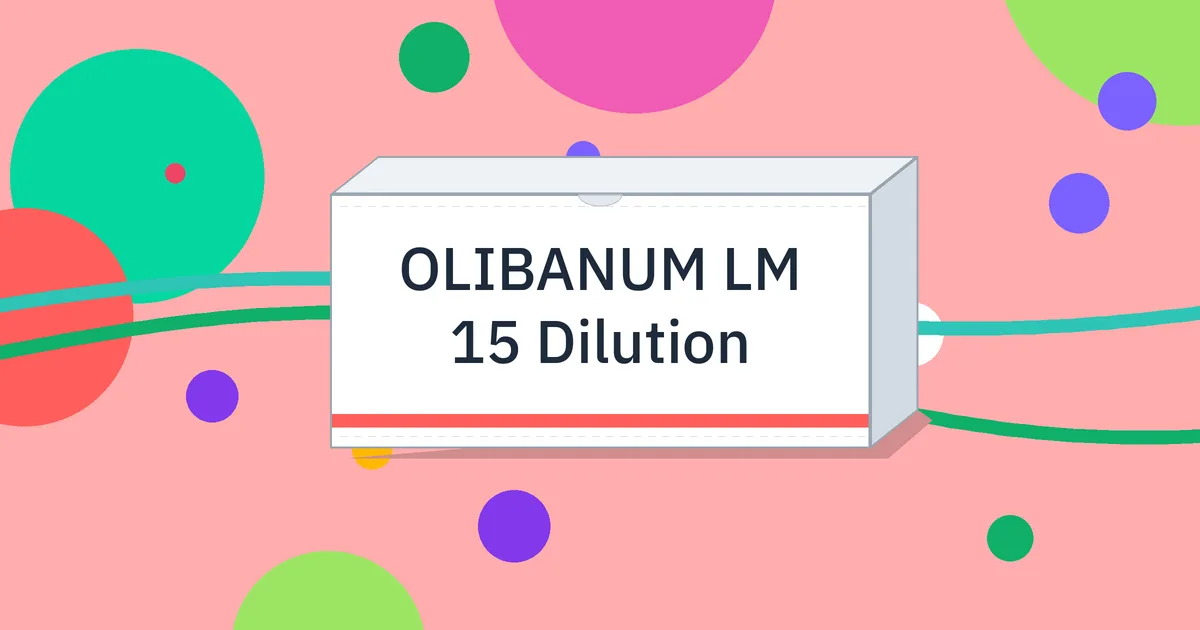 Symbolbild: Packung mit der Aufschrift OLIBANUM LM 15 Dilution (PZN 12971714) – Verfügbarkeit und Bezug in Apotheken in Frankfurt am Main