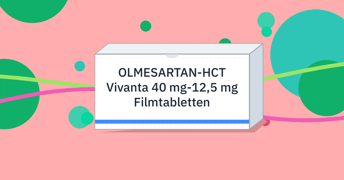 Symbolbild: Packung mit der Aufschrift OLMESARTAN-HCT Vivanta 40 mg-12,5 mg Filmtabletten (PZN 19881925) – Verfügbarkeit und Bezug in Apotheken in Frankfurt am Main