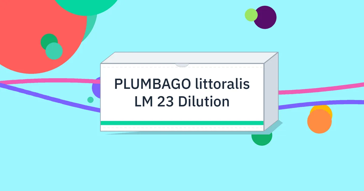 Symbolbild: Packung mit der Aufschrift PLUMBAGO littoralis LM 23 Dilution (PZN 13649156) – Verfügbarkeit und Bezug in Apotheken in Frankfurt am Main