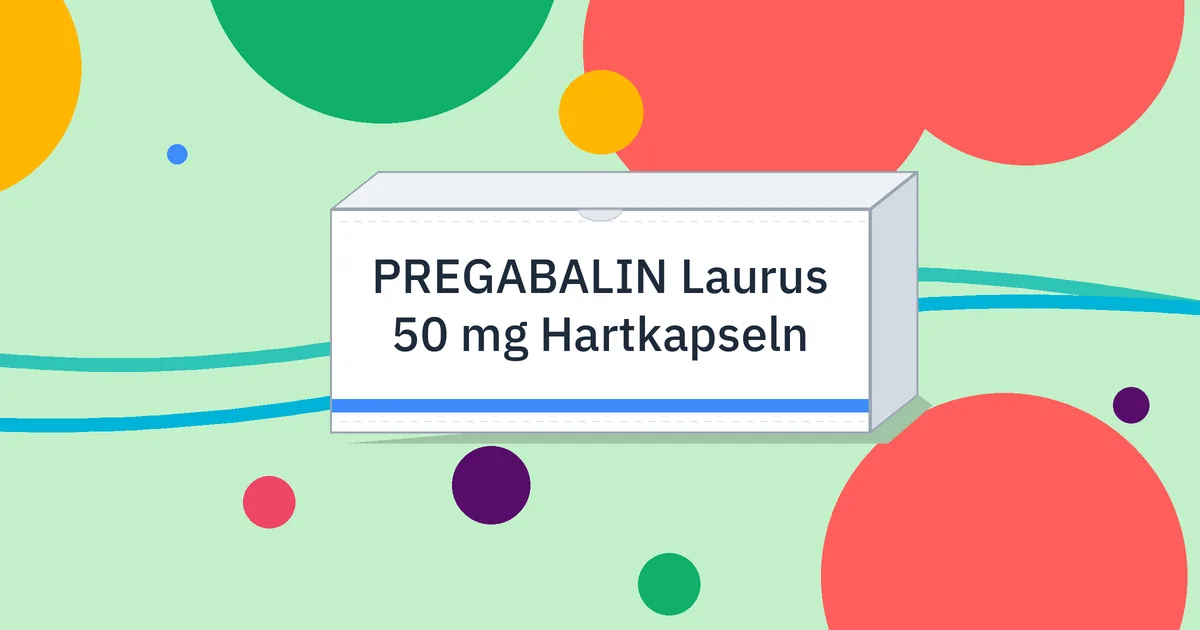 Symbolbild: Packung mit der Aufschrift PREGABALIN Laurus 50 mg Hartkapseln (PZN 16241013) – Verfügbarkeit und Bezug in Apotheken in Frankfurt am Main