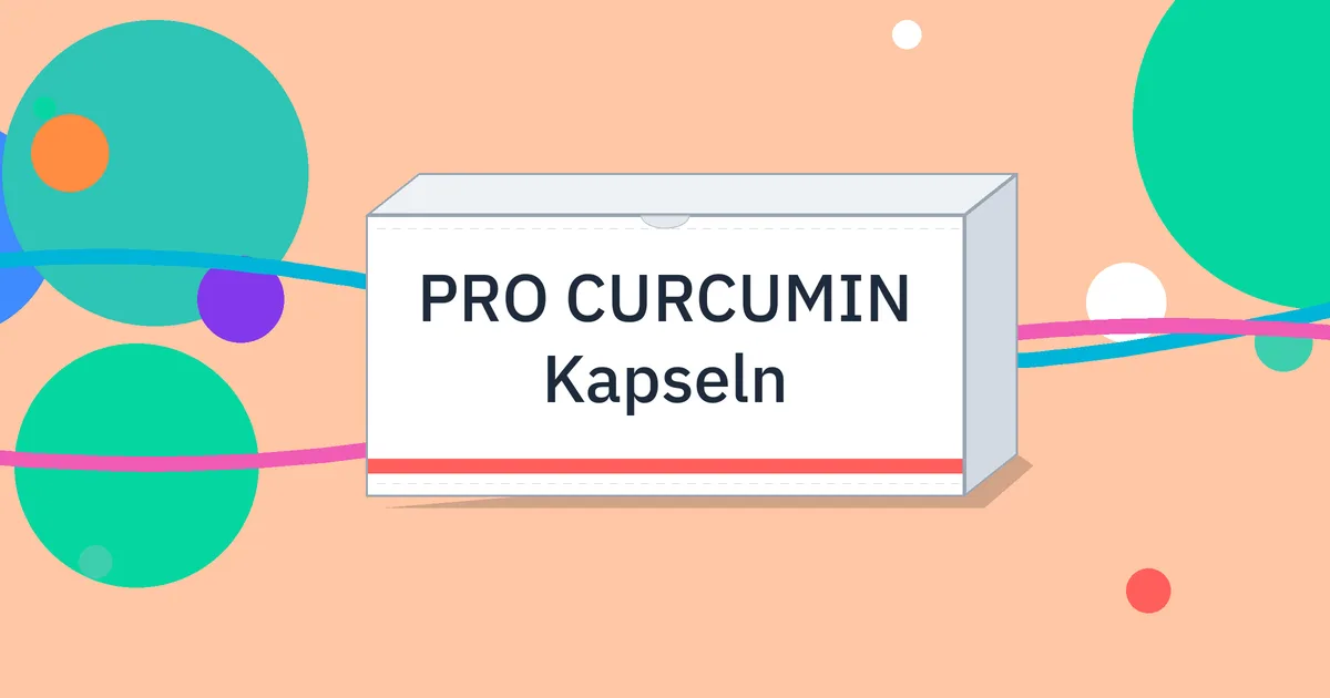 Symbolbild: Packung mit der Aufschrift PRO CURCUMIN Kapseln (PZN 18672705) – Verfügbarkeit und Bezug in Apotheken in Frankfurt am Main