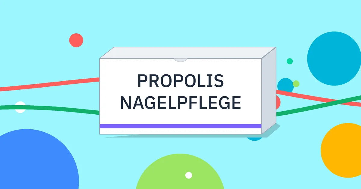 Symbolbild: Packung mit der Aufschrift PROPOLIS NAGELPFLEGE (PZN 03451832) – Verfügbarkeit und Bezug in Apotheken in Frankfurt am Main