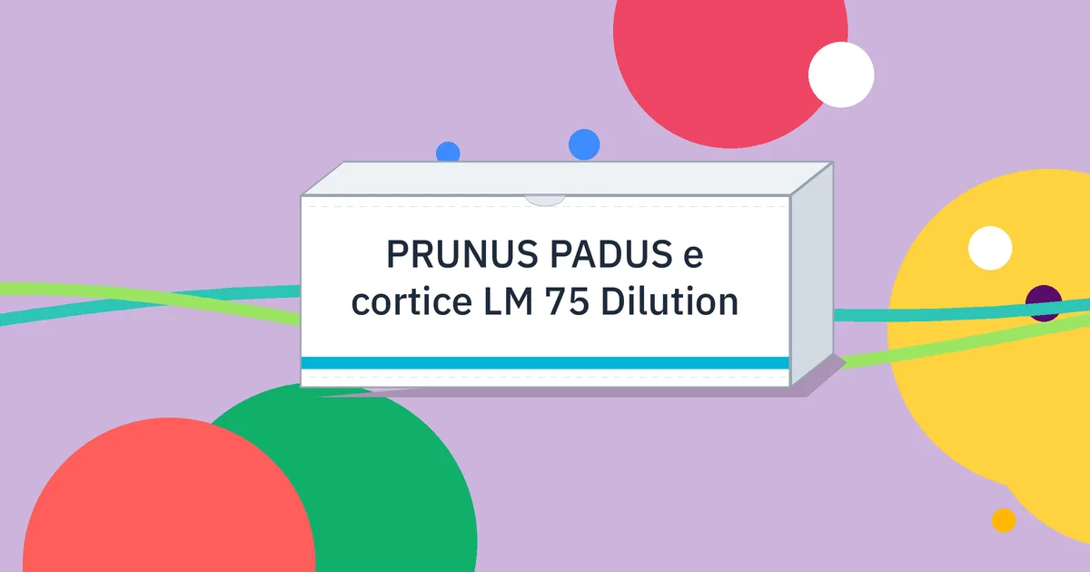 Symbolbild: Packung mit der Aufschrift PRUNUS PADUS e cortice LM 75 Dilution (PZN 13669667) – Verfügbarkeit und Bezug in Apotheken in Frankfurt am Main