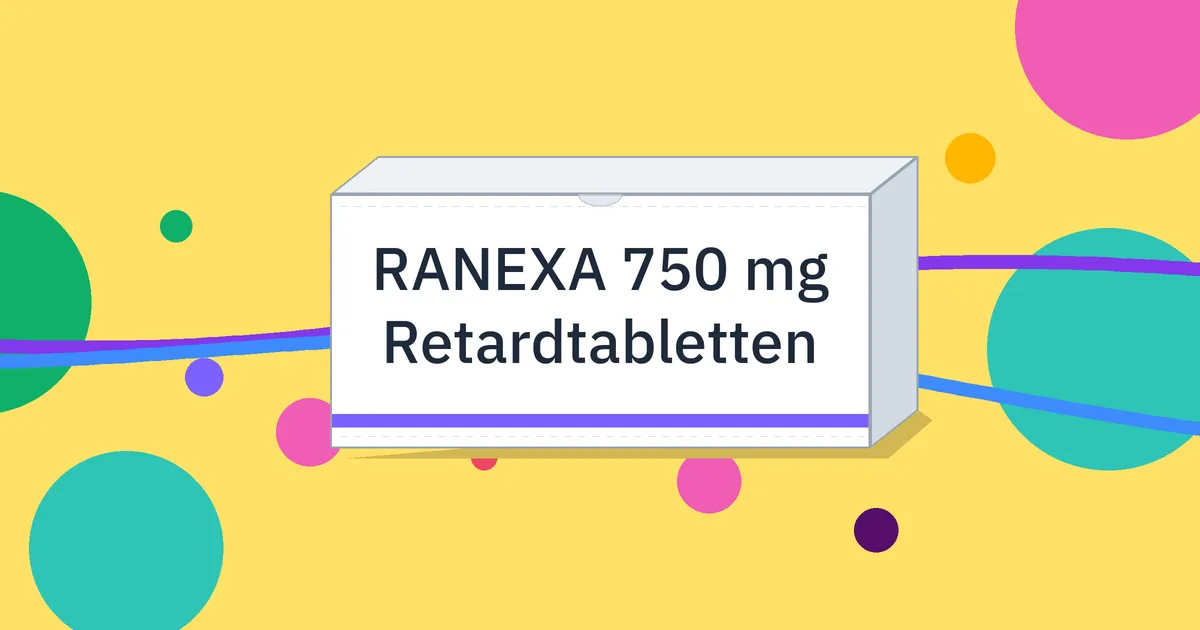 Symbolbild: Packung mit der Aufschrift RANEXA 750 mg Retardtabletten (PZN 19234261) – Verfügbarkeit und Bezug in Apotheken in Frankfurt am Main