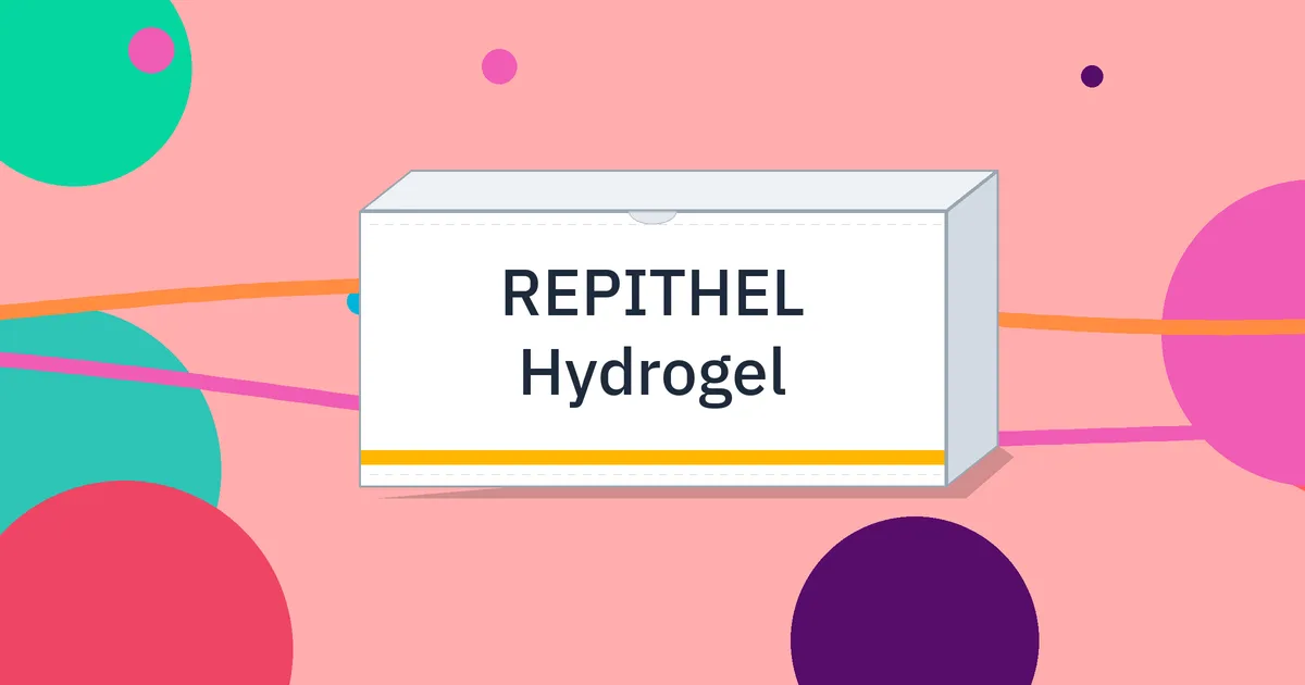 Symbolbild: Packung mit der Aufschrift REPITHEL Hydrogel (PZN 03128551) – Verfügbarkeit und Bezug in Apotheken in Frankfurt am Main