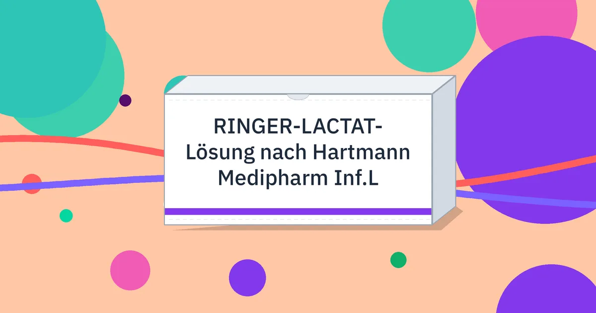 Symbolbild: Packung mit der Aufschrift RINGER-LACTAT-Lösung nach Hartmann Medipharm Inf.L (PZN 19396294) – Verfügbarkeit und Bezug in Apotheken in Frankfurt am Main