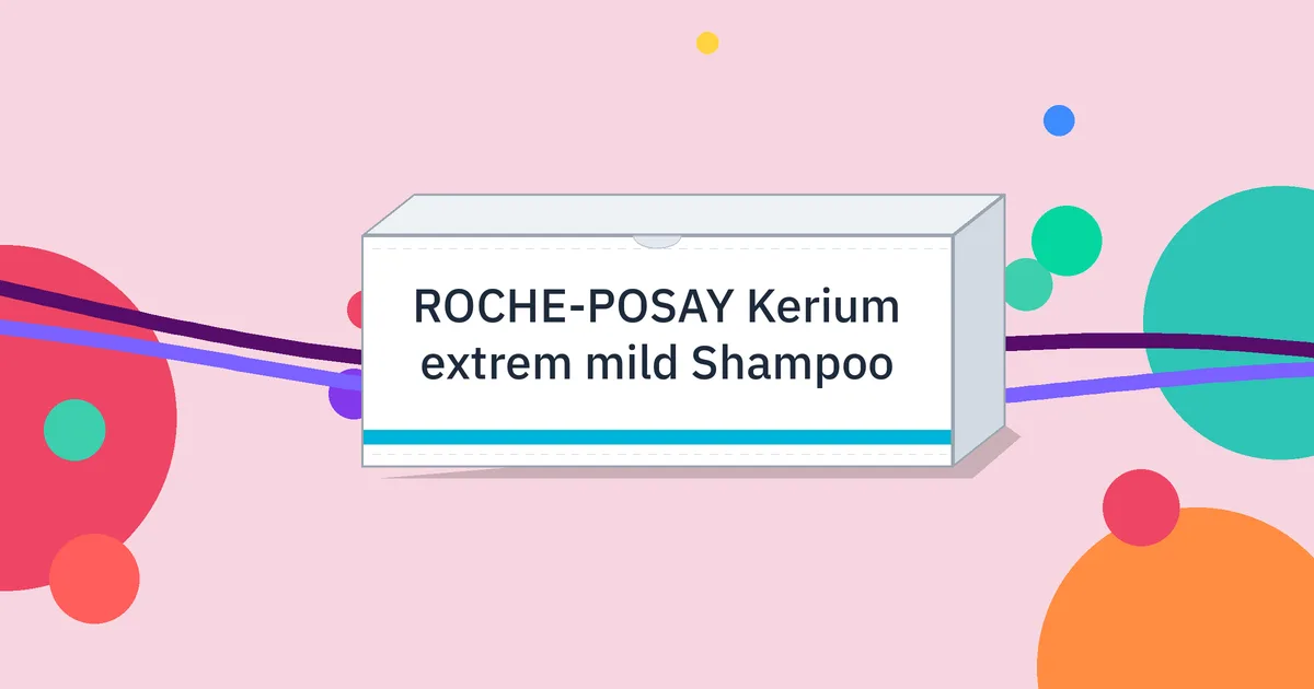 Symbolbild: Packung mit der Aufschrift ROCHE-POSAY Kerium extrem mild Shampoo (PZN 03338768) – Verfügbarkeit und Bezug in Apotheken in Frankfurt am Main