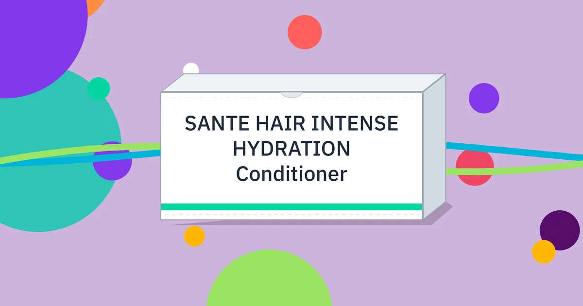 Symbolbild: Packung mit der Aufschrift SANTE HAIR INTENSE HYDRATION Conditioner (PZN 19419606) – Verfügbarkeit und Bezug in Apotheken in Frankfurt am Main