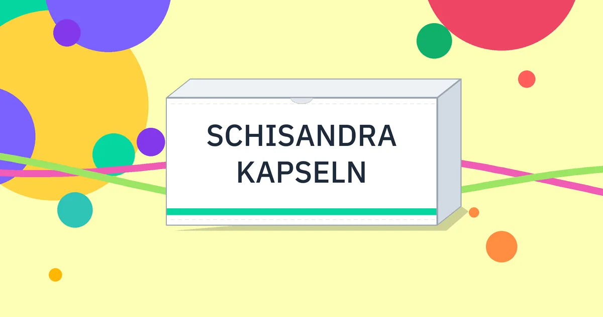 Symbolbild: Packung mit der Aufschrift SCHISANDRA KAPSELN (PZN 04632033) – Verfügbarkeit und Bezug in Apotheken in Frankfurt am Main