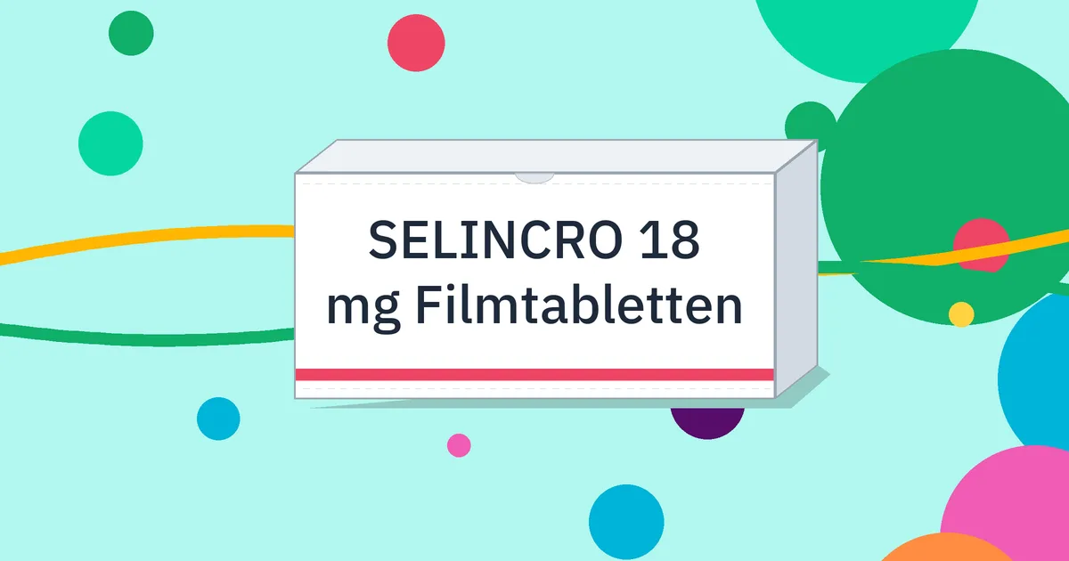 Symbolbild: Packung mit der Aufschrift SELINCRO 18 mg Filmtabletten (PZN 11127436) – Verfügbarkeit und Bezug in Apotheken in Frankfurt am Main