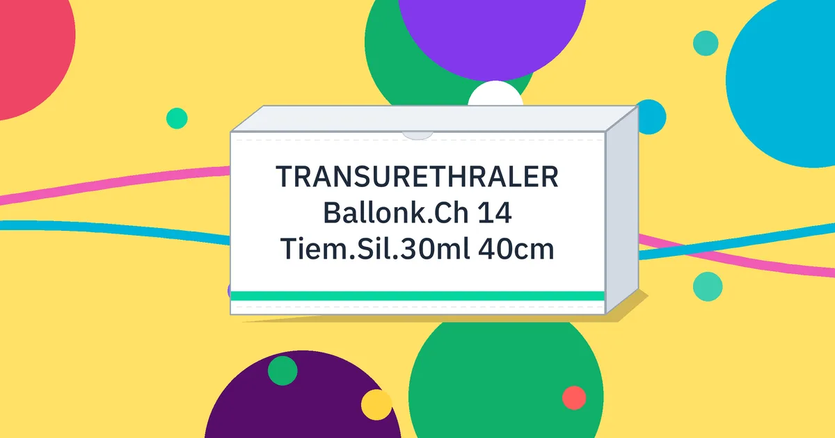 Symbolbild: Packung mit der Aufschrift TRANSURETHRALER Ballonk.Ch 14 Tiem.Sil.30ml 40cm (PZN 04210674) – Verfügbarkeit und Bezug in Apotheken in Frankfurt am Main