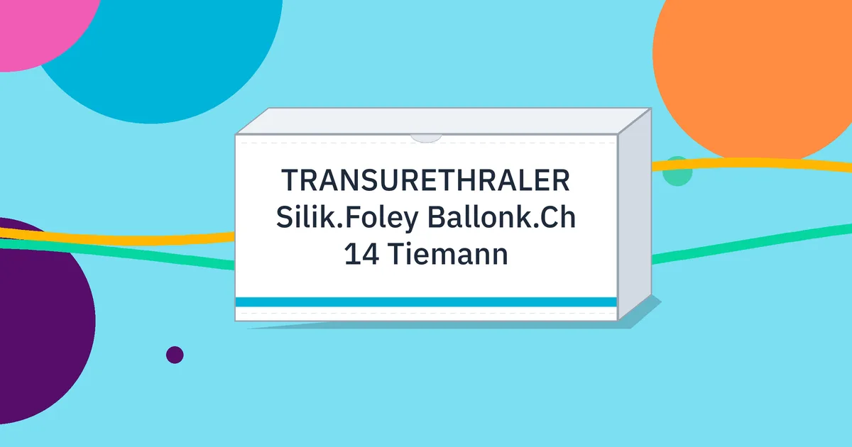 Symbolbild: Packung mit der Aufschrift TRANSURETHRALER Silik.Foley Ballonk.Ch 14 Tiemann (PZN 18040690) – Verfügbarkeit und Bezug in Apotheken in Frankfurt am Main