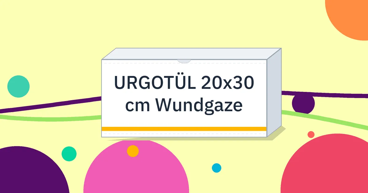 Symbolbild: Packung mit der Aufschrift URGOTÜL 20x30 cm Wundgaze (PZN 17859287) – Verfügbarkeit und Bezug in Apotheken in Frankfurt am Main