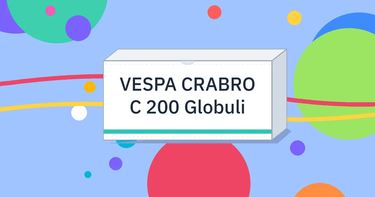 Symbolbild: Packung mit der Aufschrift VESPA CRABRO C 200 Globuli (PZN 04241930) – Verfügbarkeit und Bezug in Apotheken in Frankfurt am Main