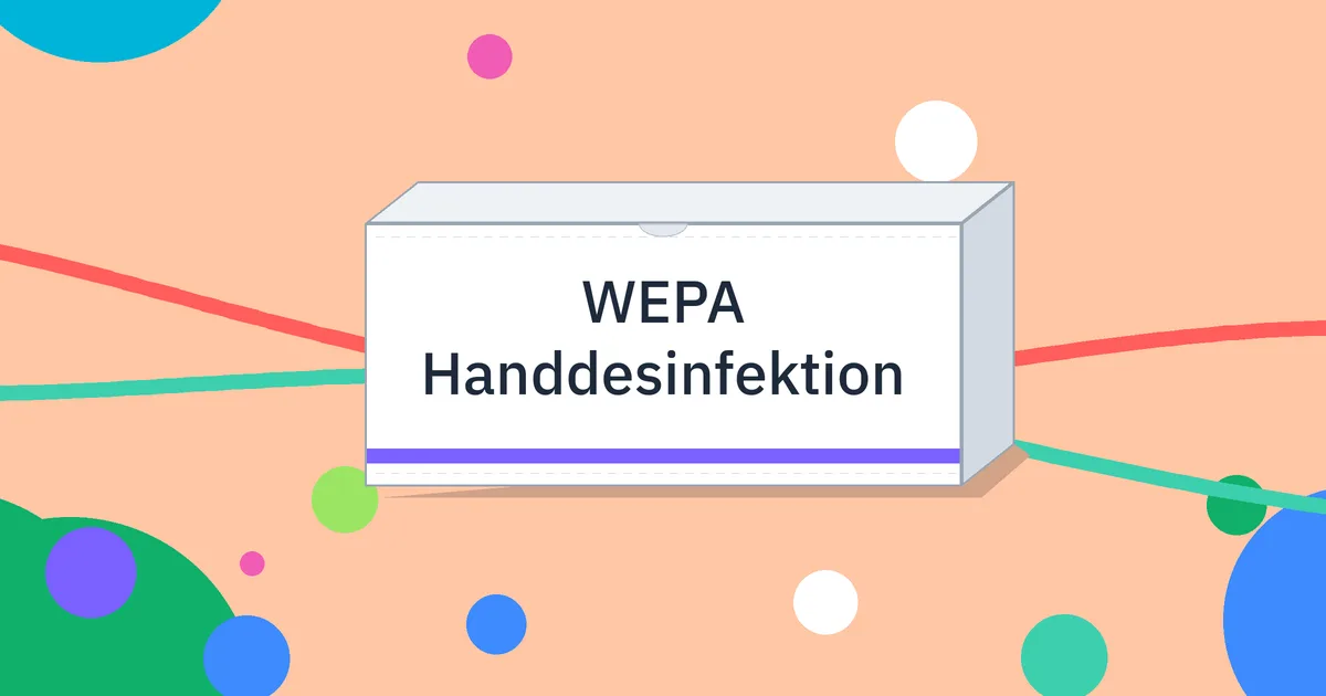Symbolbild: Packung mit der Aufschrift WEPA Handdesinfektion (PZN 12567373) – Verfügbarkeit und Bezug in Apotheken in Frankfurt am Main