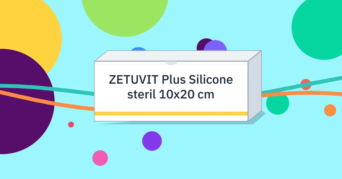 Symbolbild: Packung mit der Aufschrift ZETUVIT Plus Silicone steril 10x20 cm (PZN 19361255) – Verfügbarkeit und Bezug in Apotheken in Frankfurt am Main
