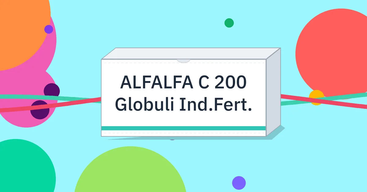 Symbolbild: Packung mit der Aufschrift ALFALFA C 200 Globuli Ind.Fert. (PZN 17681211) – Verfügbarkeit und Bezug in Apotheken in Frankfurt am Main