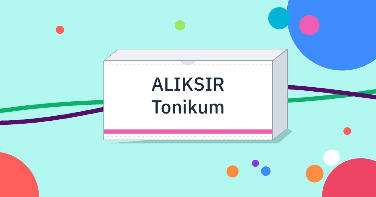 Symbolbild: Packung mit der Aufschrift ALIKSIR Tonikum (PZN 03709561) – Verfügbarkeit und Bezug in Apotheken in Frankfurt am Main