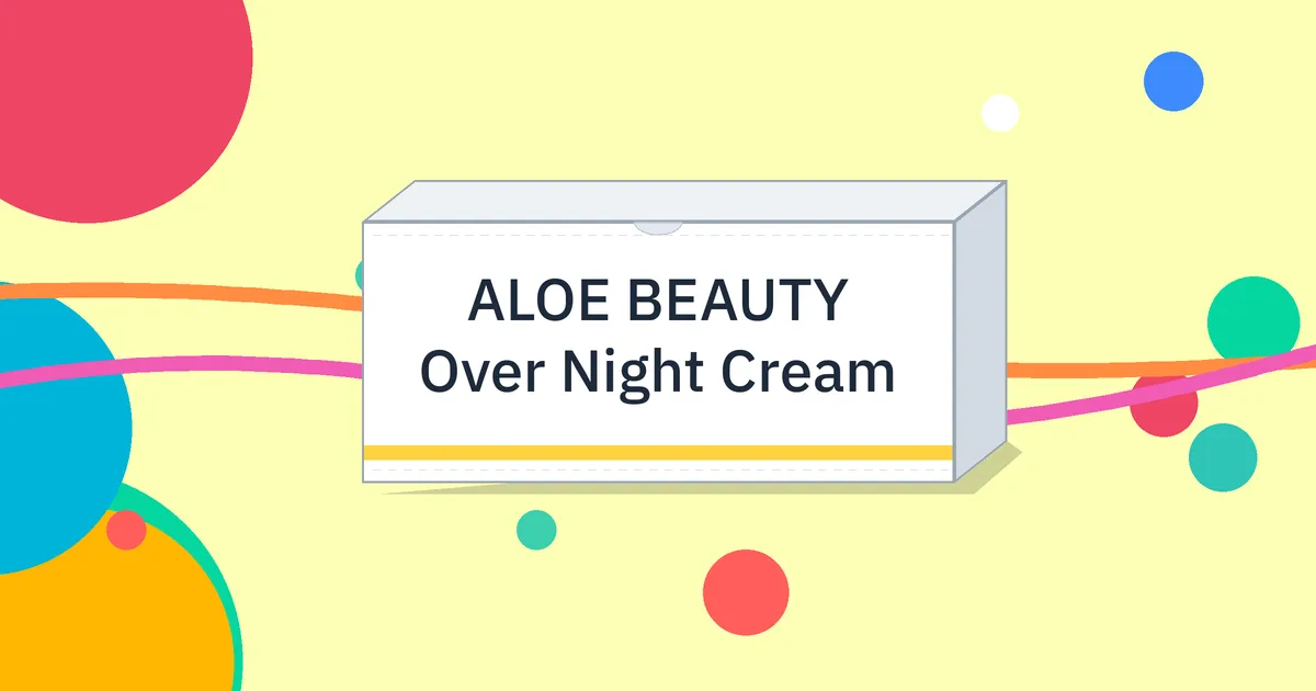 Symbolbild: Packung mit der Aufschrift ALOE BEAUTY Over Night Cream (PZN 19150587) – Verfügbarkeit und Bezug in Apotheken in Frankfurt am Main