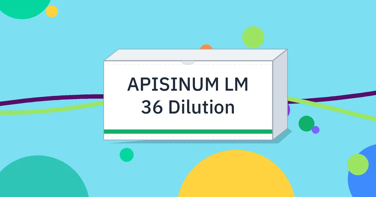 Symbolbild: Packung mit der Aufschrift APISINUM LM 36 Dilution (PZN 12456981) – Verfügbarkeit und Bezug in Apotheken in Frankfurt am Main