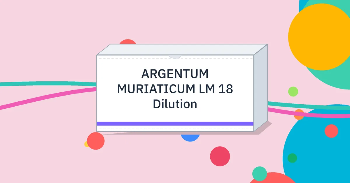 Symbolbild: Packung mit der Aufschrift ARGENTUM MURIATICUM LM 18 Dilution (PZN 12768290) – Verfügbarkeit und Bezug in Apotheken in Frankfurt am Main