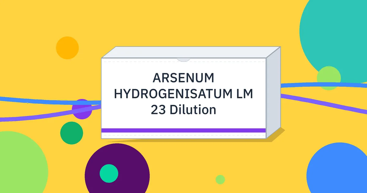 Symbolbild: Packung mit der Aufschrift ARSENUM HYDROGENISATUM LM 23 Dilution (PZN 12778561) – Verfügbarkeit und Bezug in Apotheken in Frankfurt am Main